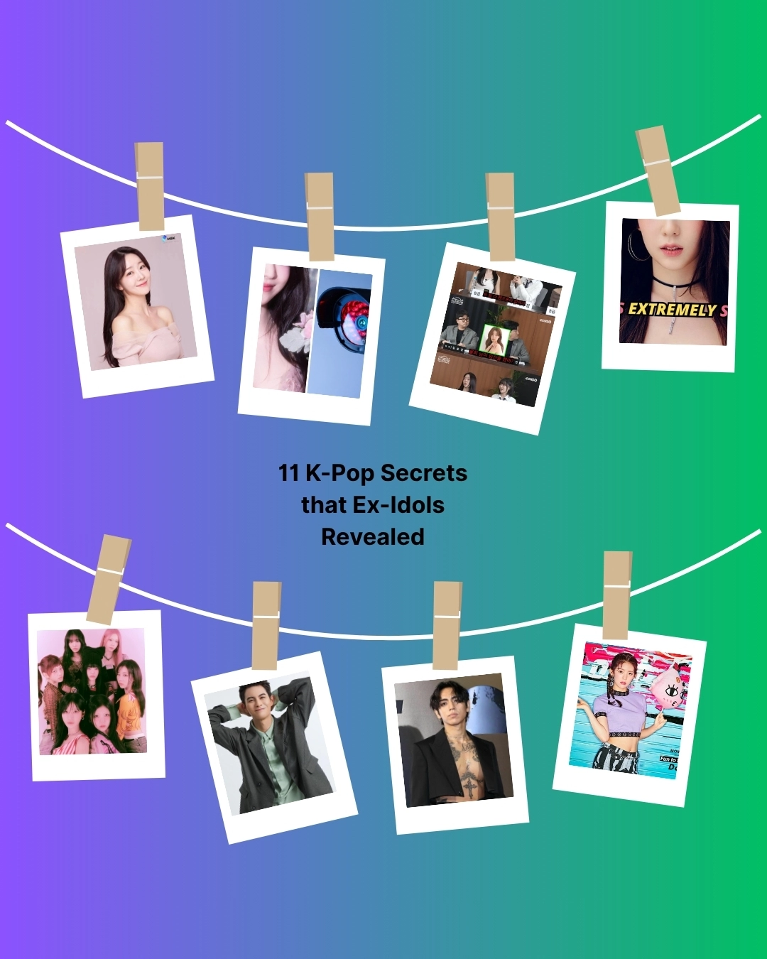 11 K-Pop Secrets that Ex-Idols Revealed