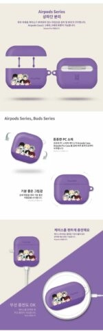 BTS x TinyTAN Basic Merch - Buds Case - Fashion Chingu