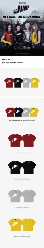 BLACKPINK “JUMP” Merch - T-Shirt - Fashion Chingu