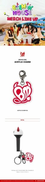 BABYMONSTER “Baemon House” Merch - Acrylic Charm - Fashion Chingu