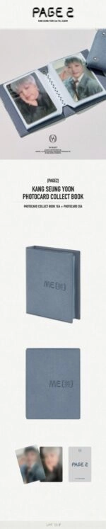 Kang Seung Yoon “Page2” Photocard Collect Book - Fashion Chingu