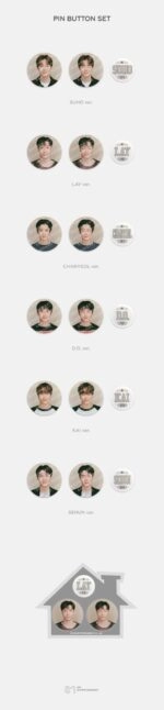 EXO “EXOverse” Merch - Pin Button Set - Fashion Chingu