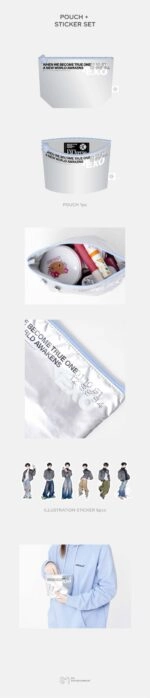 EXO “EXOverse” Merch - Pouch + Sticker Set - Fashion Chingu