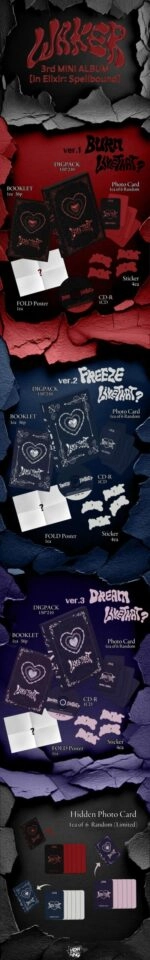 WAKER 3rd Mini Album - In Elixir: Spellbound | Ver.2 FREEZE LiKE THAT ...