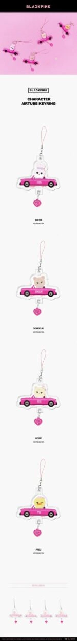 BLACKPINK “Jump” Pop-Up Store Merch - Character Airtube Keyring ...