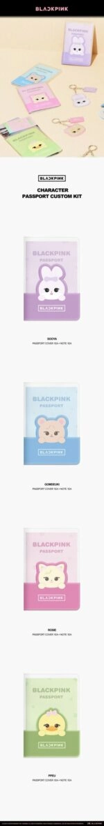 BLACKPINK “Jump” Pop-Up Store Merch - Character Passport Custom Kit ...