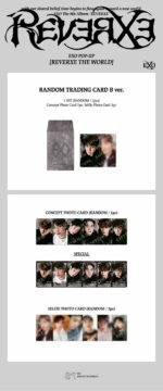 EXO “REVERXE THE WORLD” Merch - Random Trading Card A ver. - Fashion Chingu