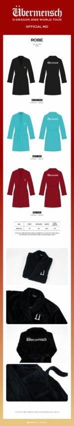 G-DRAGON “2025 World Tour In Seoul Encore” Merch - Robe - Fashion Chingu