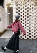 Korean Style Slim Fit Stand Collar Casual Jacket - Fashion Chingu