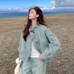 Korean Style Slim Fit Stand Collar Casual Jacket - Fashion Chingu