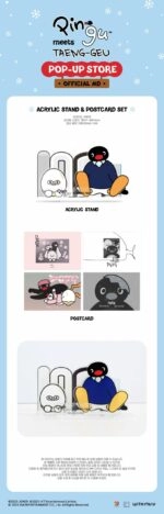 TAEYEON PINGU X TAENG-GEU Merch - Acrlic Stand & Postcard Set - Fashion ...
