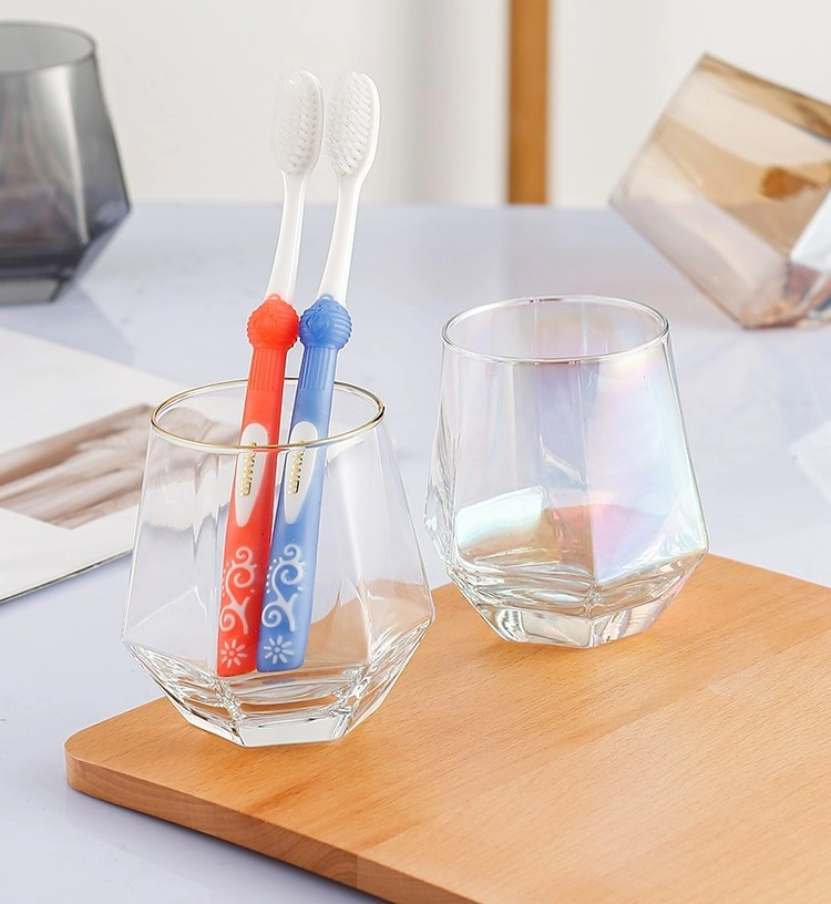 Holographic Hexagonal Drinking Glass | The Other Aesthetic