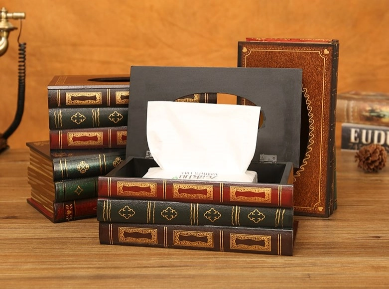 Stacked Books Tissue Box | The Other Aesthetic