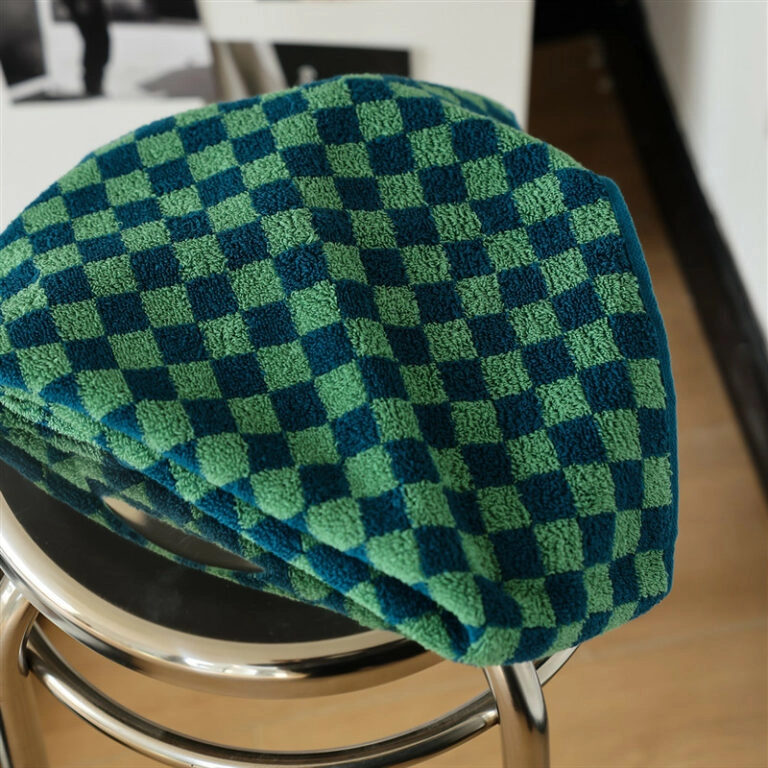 Checkerboard Colored Body and Face Towel | The Other Aesthetic