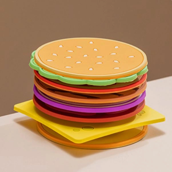 Rubber Burger Coaster | The Other Aesthetic