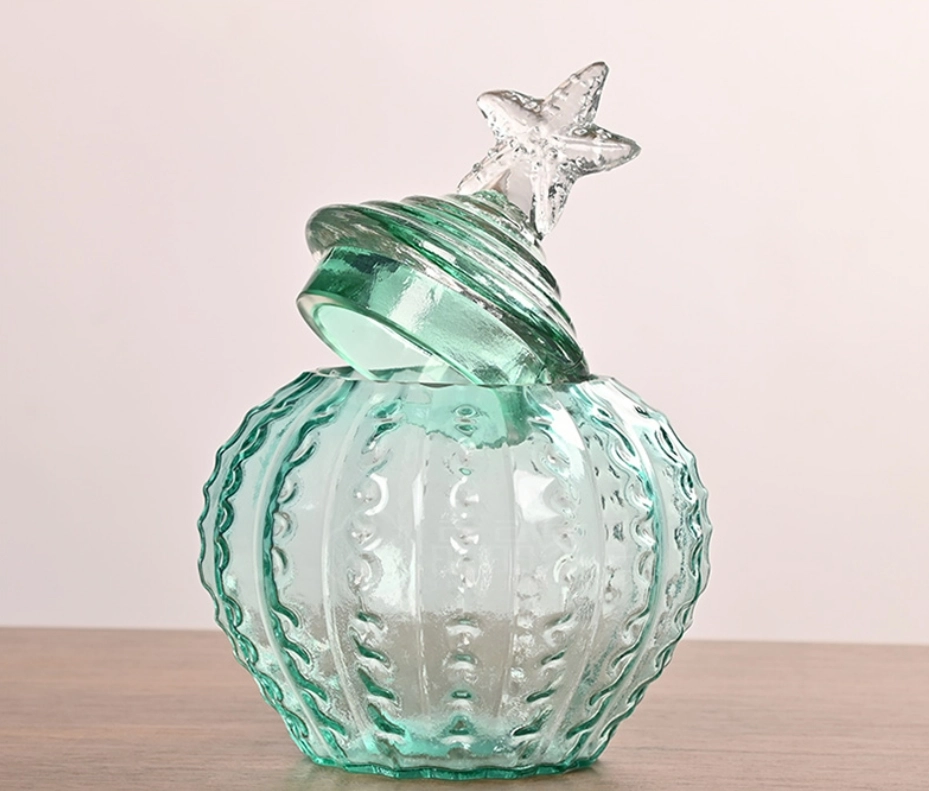 Glass Sphere Jar with Starfish Handle | The Other Aesthetic