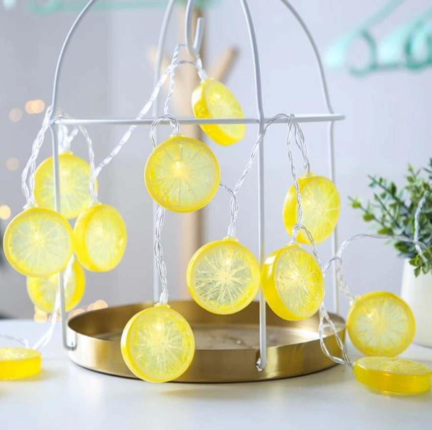 Lemon Slice-Shaped String Light | The Other Aesthetic