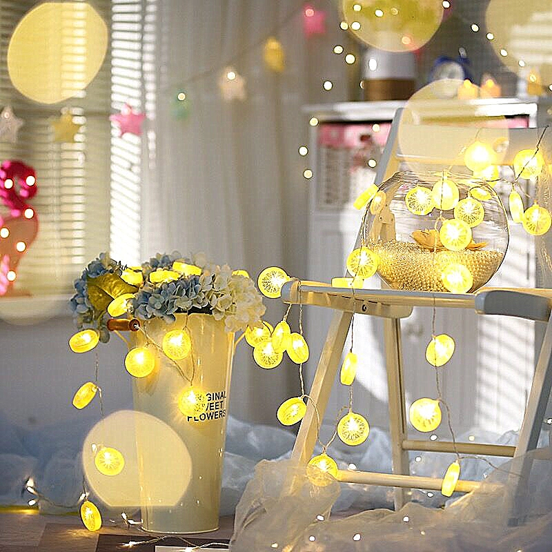 Lemon Slice-Shaped String Light | The Other Aesthetic
