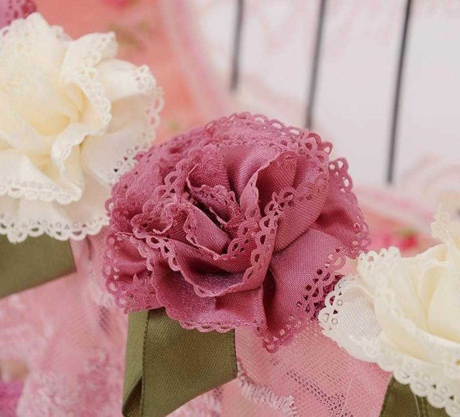 Vintage Inverted Heart-Shaped Basket with Roses | The Other Aesthetic