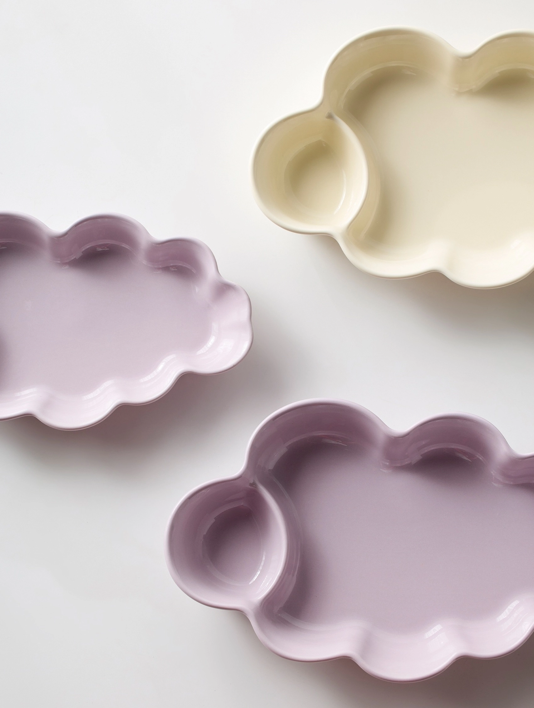 Purple Ceramic Cloud Plate | The Other Aesthetic